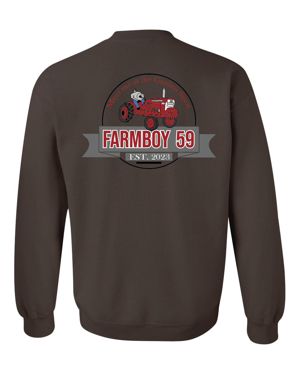 Farmboy 59 Round logo Crewneck | Farm Merch Bin